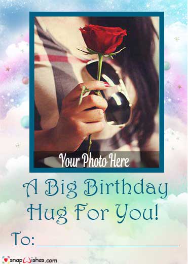 Free Online Birthday Card Maker With Name Name Photo Card Maker