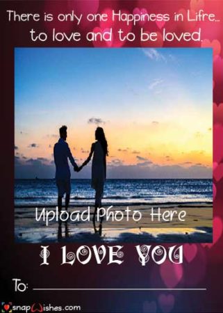 Beautiful Couple Love Snap Card - Create Unique Birthday Wishes With ...