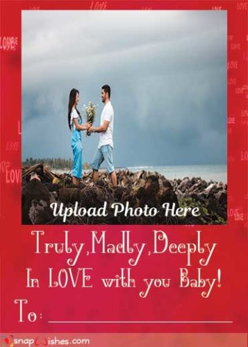 Beautiful Snap Card for Lover - Create Unique Birthday Wishes With Name ...