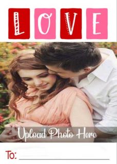 Colorful Love Name Photo Card - Create Unique Birthday Wishes With Name ...