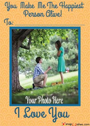 Create love Card with Photo Online - Create Unique Birthday Wishes With ...