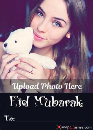 Beautiful Eid Snap Card with Name - Create Unique Birthday Wishes With ...