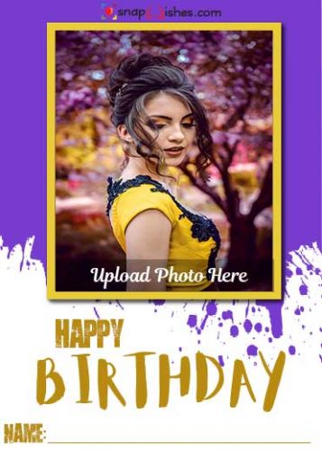 Happy Birthday Insert Photo Free - Create Unique Birthday Wishes With ...
