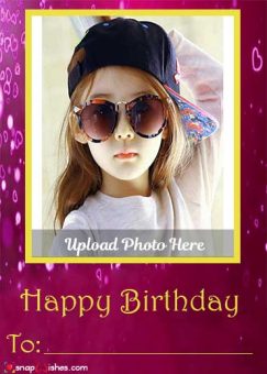 Birthday Wish Photo Frame Editing Online - Create Unique Birthday ...