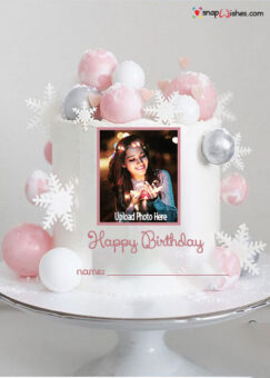 Editable Birthday Cake with Name and Photo Edit - Create Unique ...