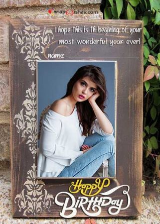 Happy Birthday Insert Photo Free - Birthday Cake With Name and Photo ...