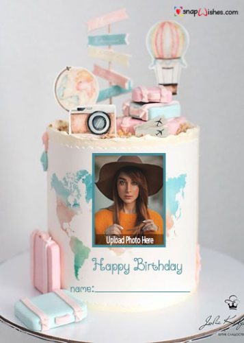 Online Edit Birthday Cake with Name and Photo - Create Unique Birthday ...